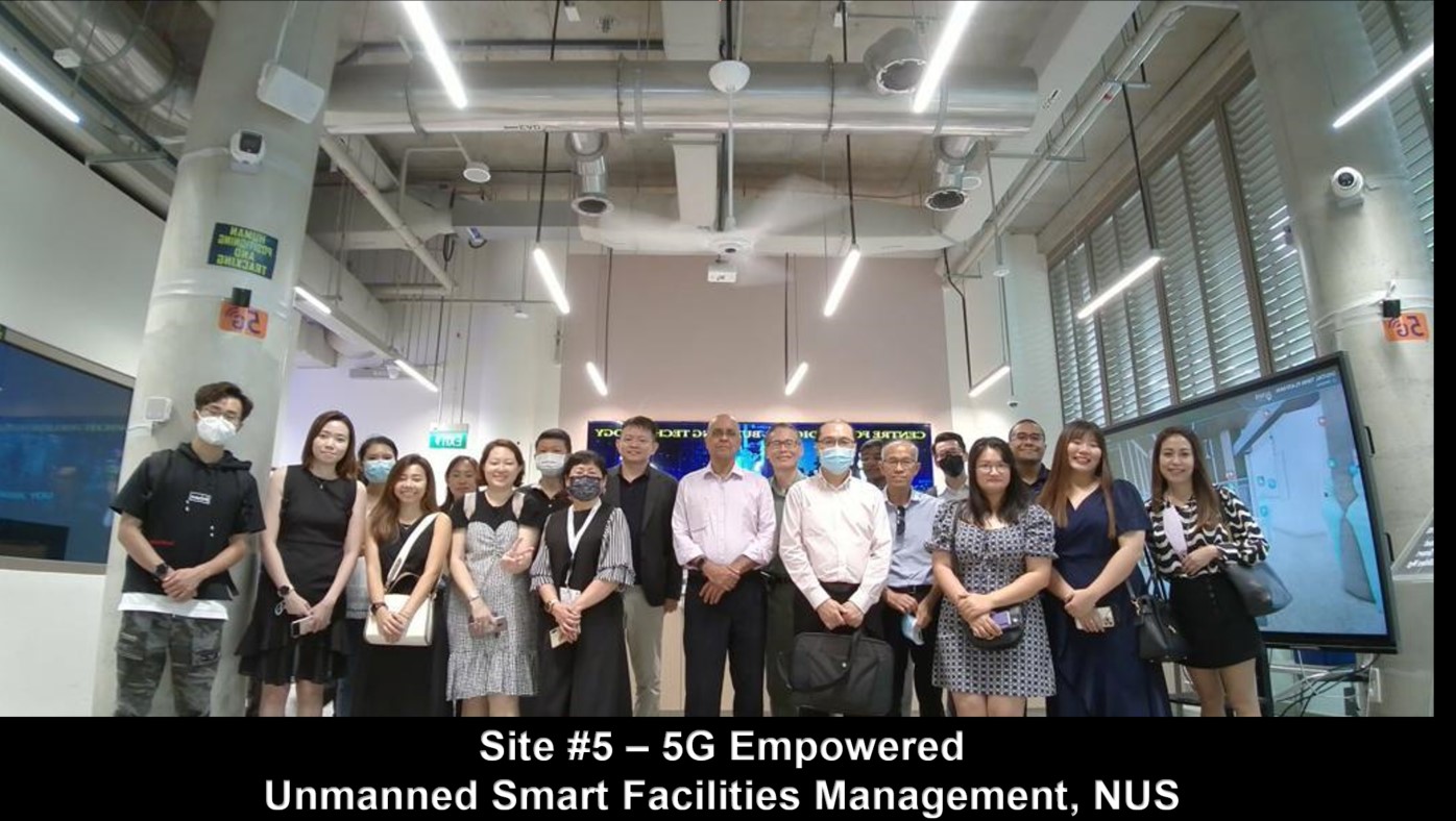 Thu 13 Oct: Learning Journey (5) 5G Empowered Unmanned Smart Facilities Management